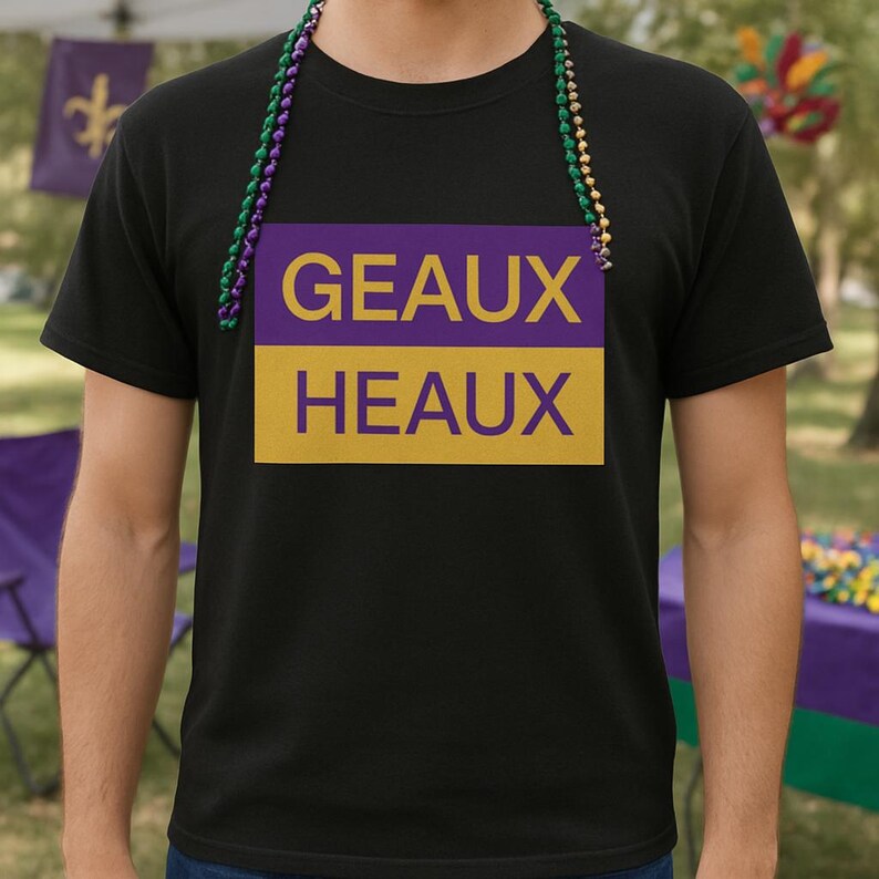 Geaux Heaux Tee Lane Kiffin LSU Coach| Purple Gold | LSU Ole Miss ...