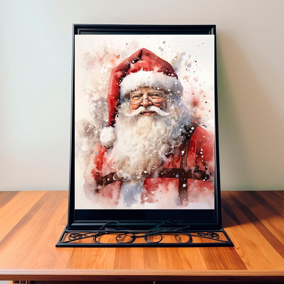 Santa Poster, Santa Picture, Vintage Christmas Wall Art, Christmas ...