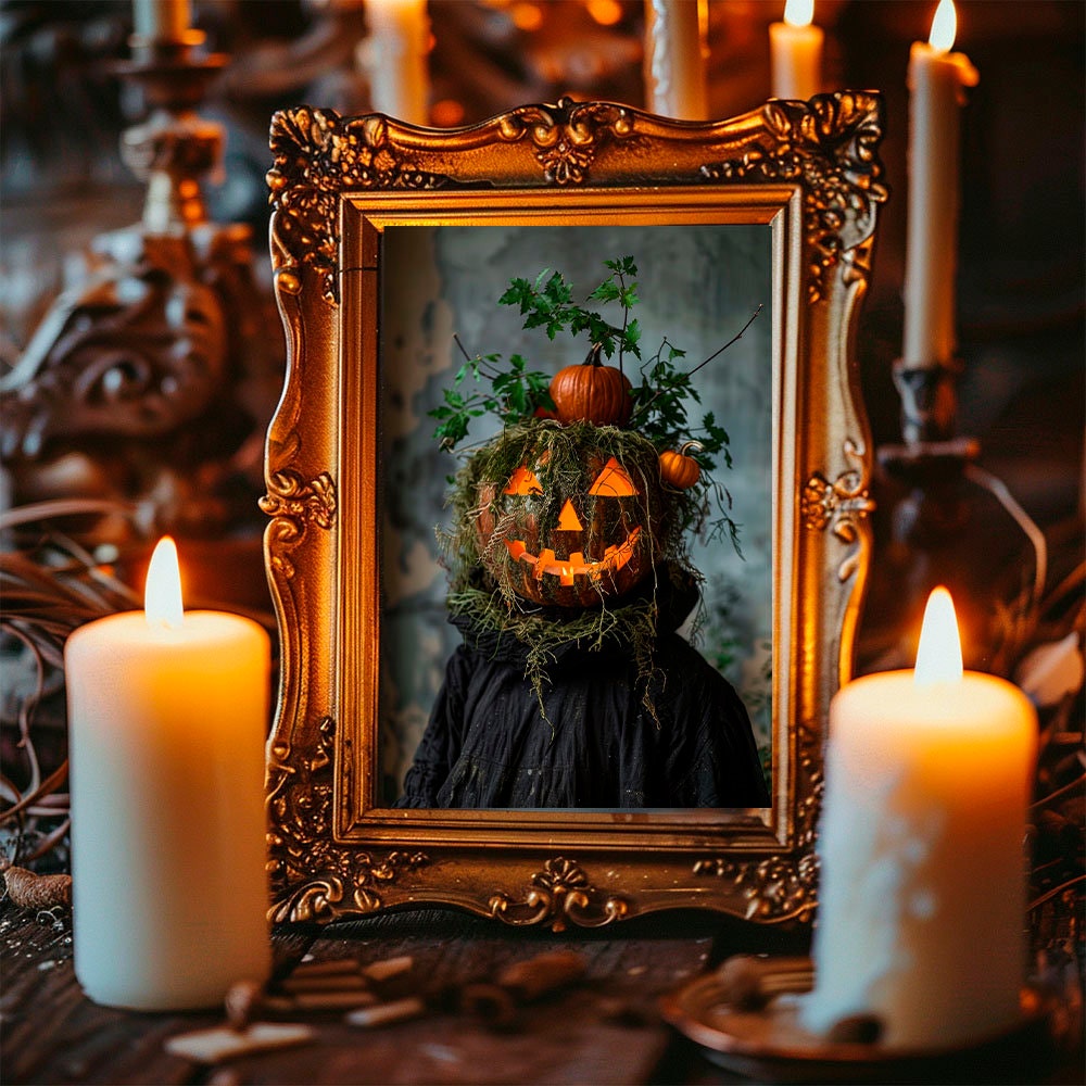 Halloween Pumpkin Print, Art Poster Prints, Spooky Art, Halloween Decor ...