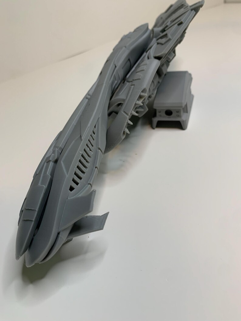 Ors-class Heavy Cruiser • 12″ Covenant Halo Model Kit With Stand • 3-D ...
