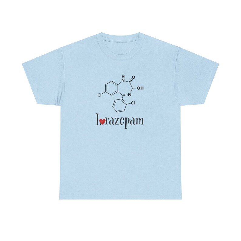 Lorazepam Ativan Molecule Mental Health Awareness T-shirt - Etsy