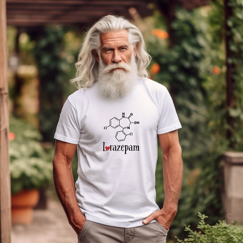 Lorazepam Ativan Molecule Mental Health Awareness T-shirt - Etsy