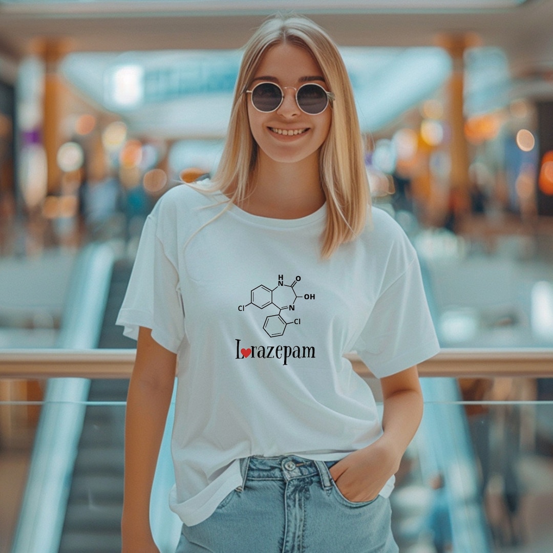 Lorazepam Ativan Molecule Mental Health Awareness T-shirt - Etsy