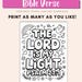 Bible Verse Coloring Pages for Kids & Adults – Christian Scripture ...