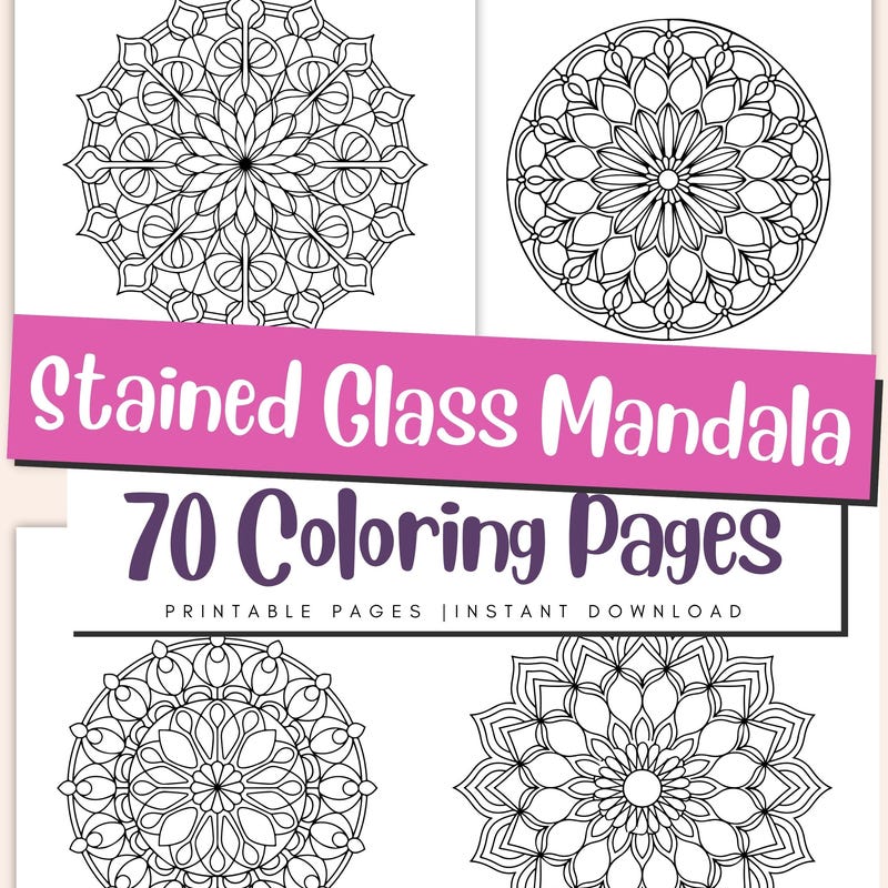 Mandala Coloring Pages - Etsy