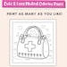 Cute & Easy Medical Coloring Pages for Kids, Nurse Coloring Book ...
