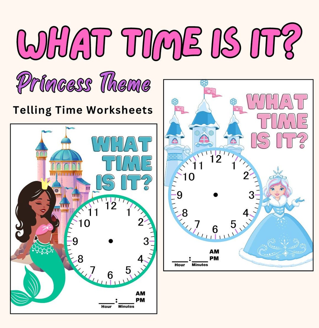 Kids Clock Worksheets, Educational Clock, Teaching Tool, Busy Binder ...