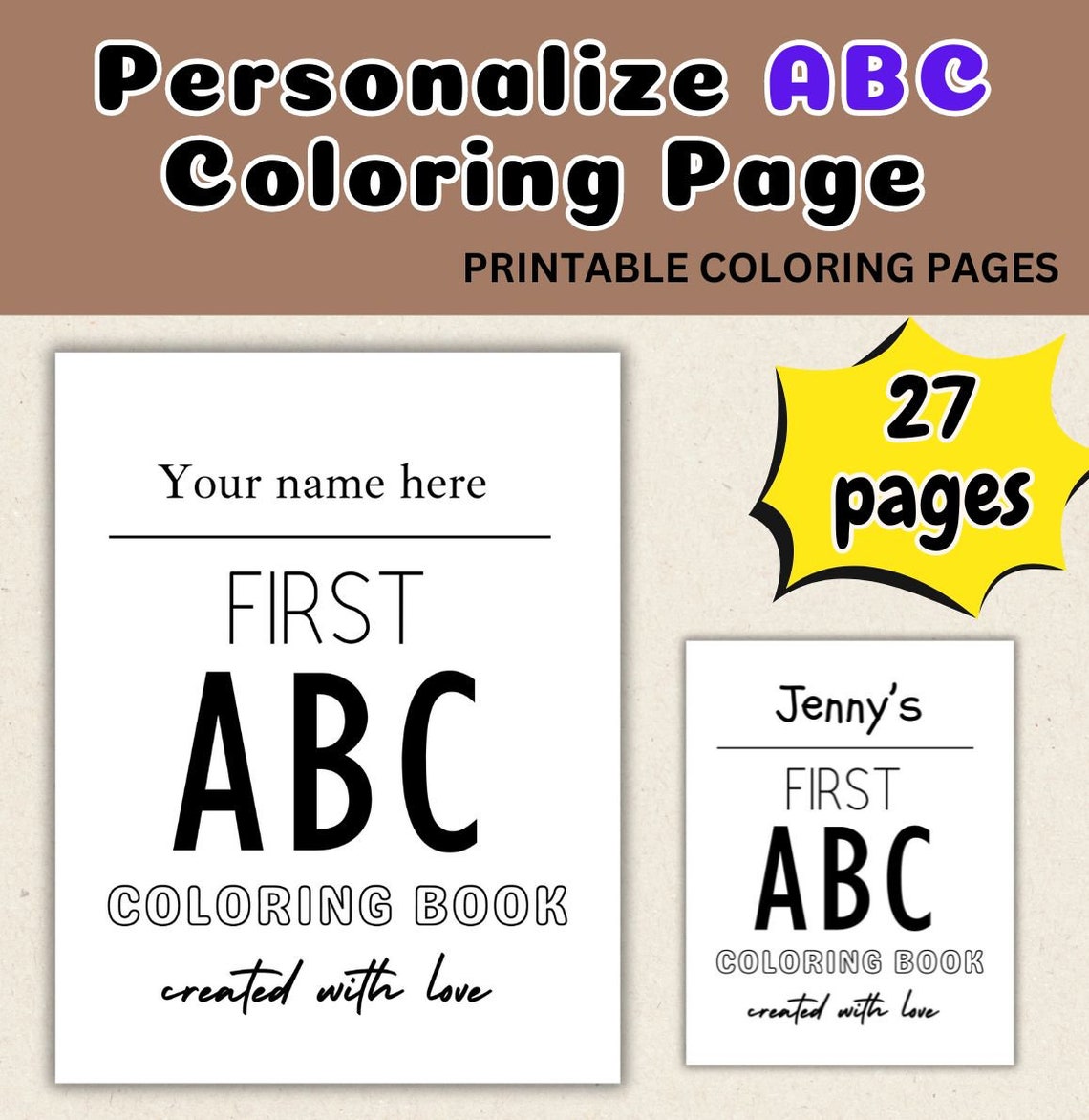 ABC Alphabet Coloring Pages, Letter Coloring Sheets, Kids Learning ...