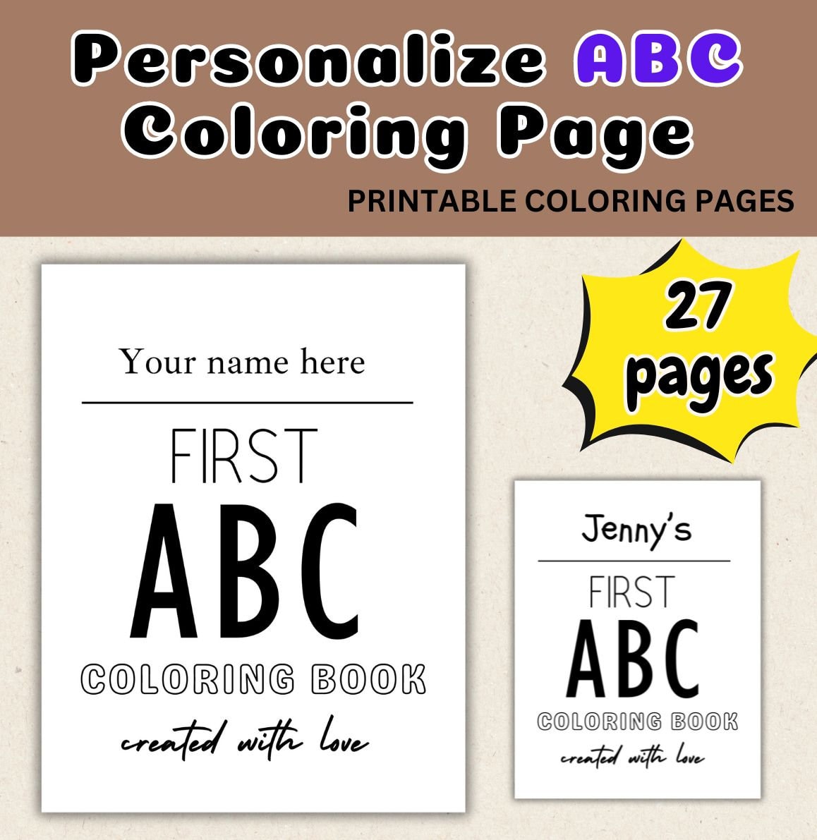 ABC Alphabet Coloring Pages, Letter Coloring Sheets, Kids Learning ...