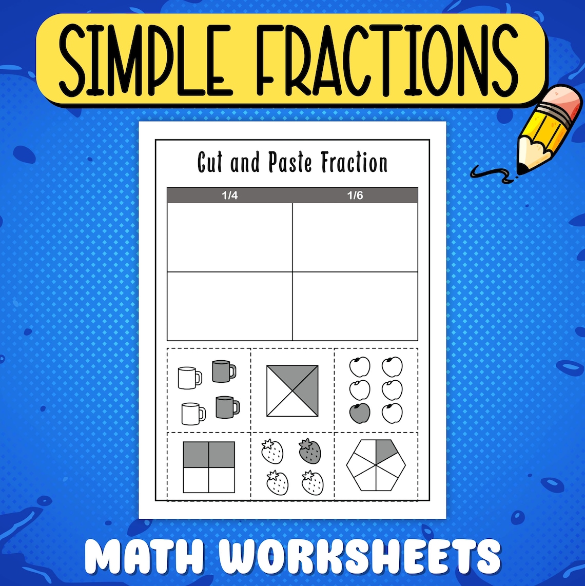 Fraction Worksheets for Kids: Fun Math Practice Pages (printable PDF ...