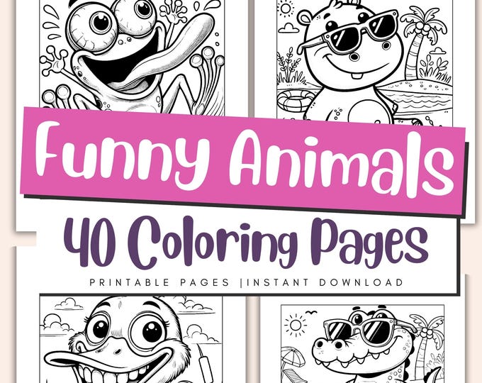 Silly Grumpy Cat Coloring Pages for Kids – Unlucky Kitty Art, Funny Pet ...