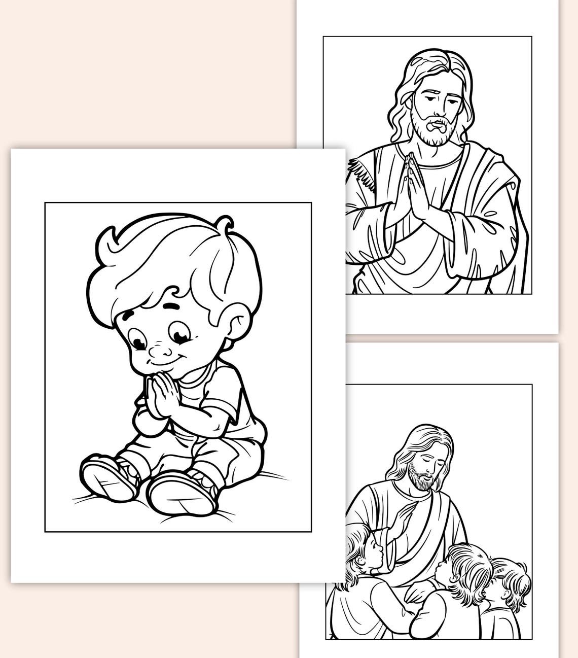 Christian Bible Coloring Pages for Kids – Printable Sunday School ...