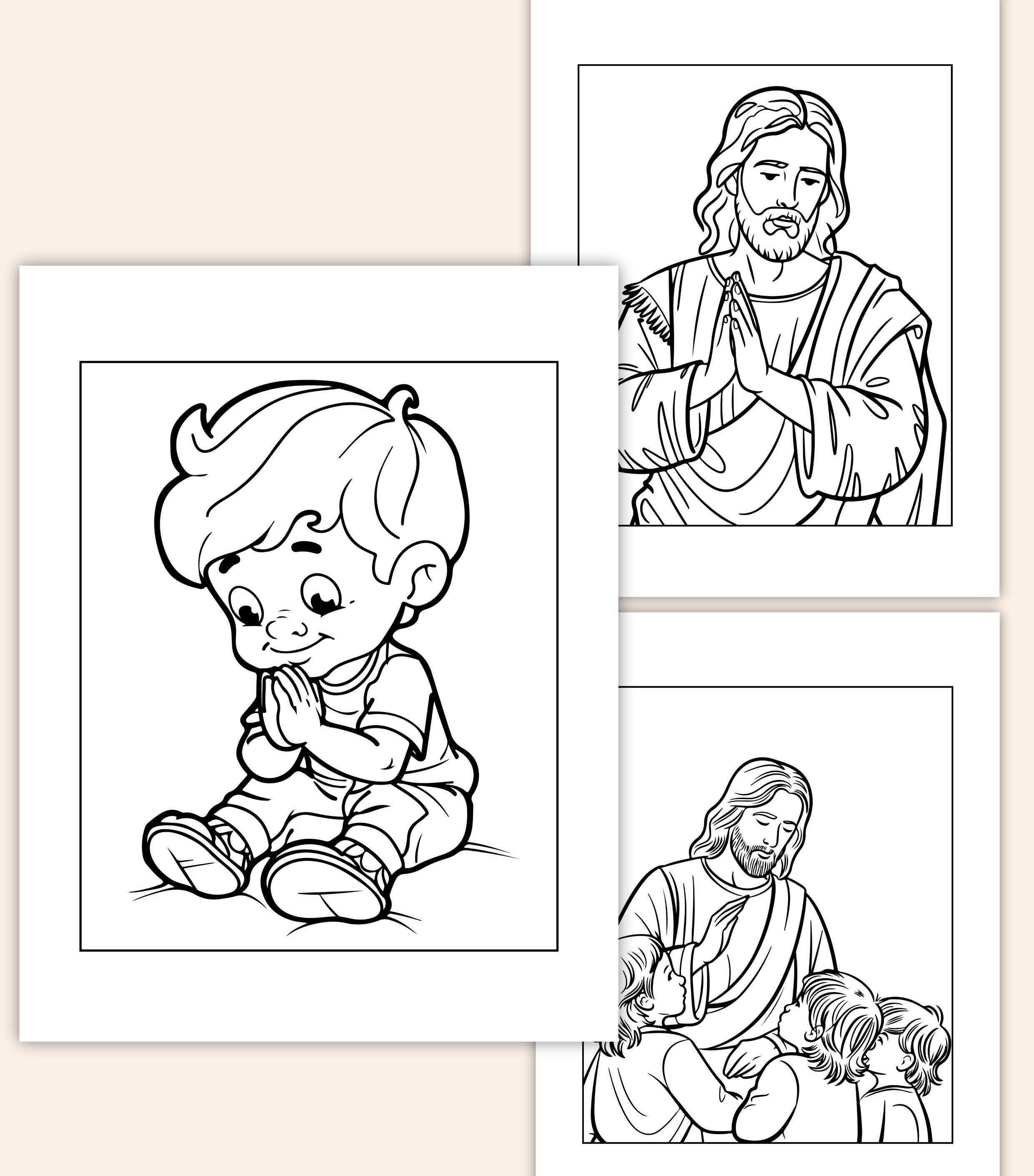 Christian Bible Coloring Pages for Kids – Printable Sunday School ...