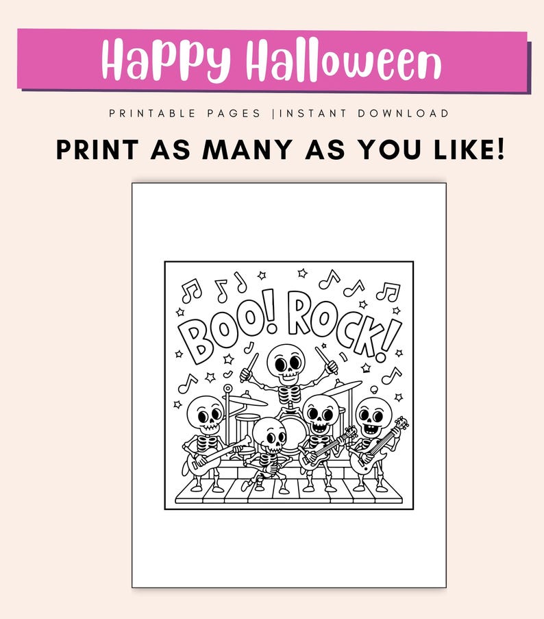 Spooky Cat Coloring Pages for Kids: Halloween Cat Printable Activity ...
