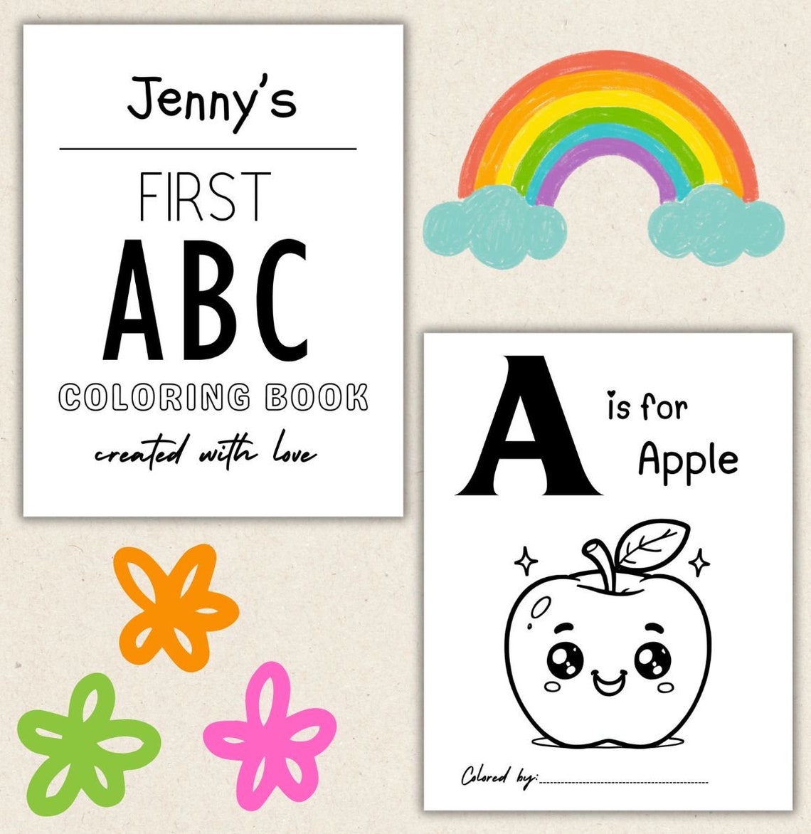 ABC Alphabet Coloring Pages, Letter Coloring Sheets, Kids Learning ...