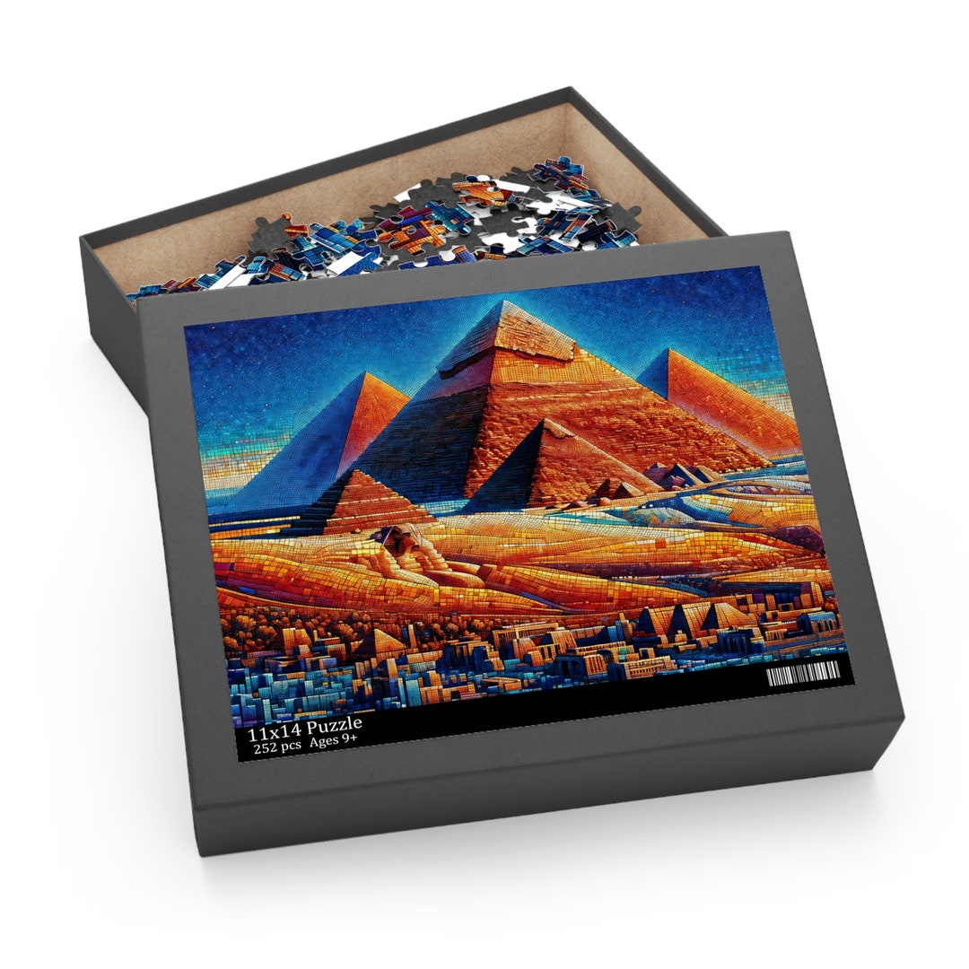 The Great Pyramid of Giza World Wonder Puzzle 120, 252, 500-piece - Etsy