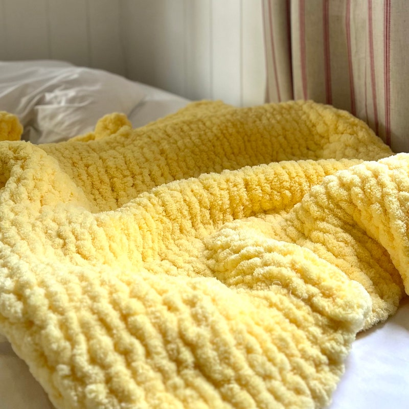 Yellow Blanket - Etsy