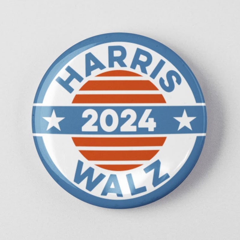 Harris Walz Button - Etsy