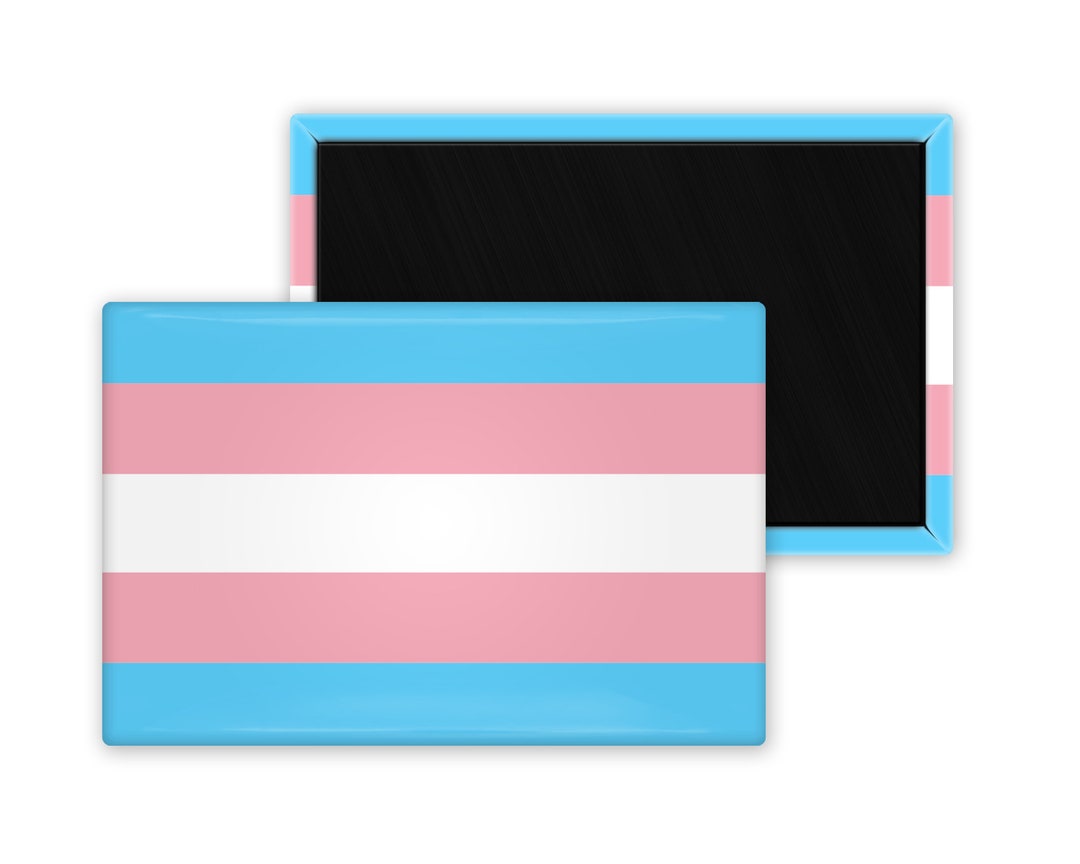 Transgender Pride Flag 2 X 3 Inch Rectangle Refrigerator Fridge Magnet ...