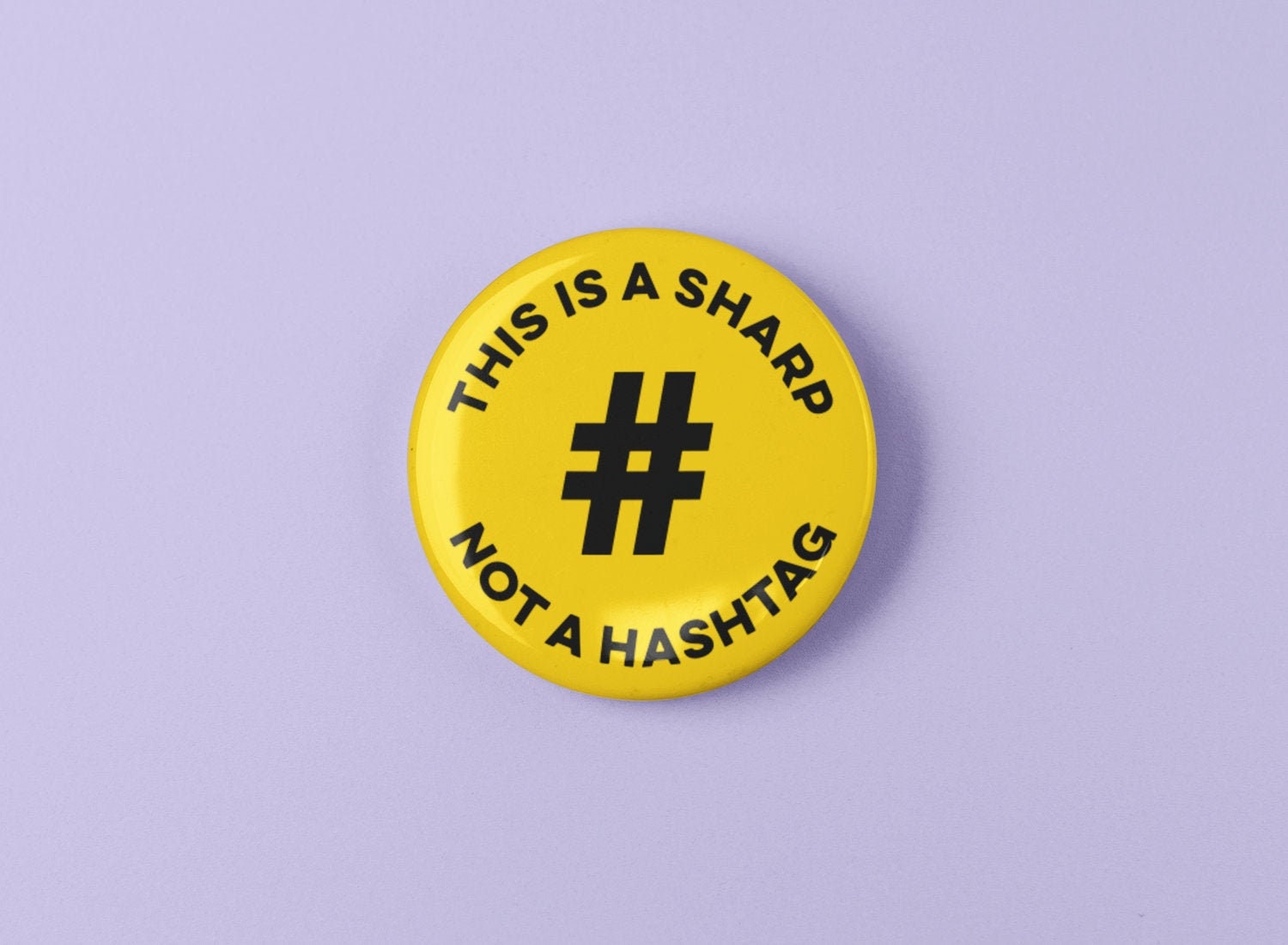 This is a Sharp Not a Hashtag 1.25 or 2.25 | Etsy