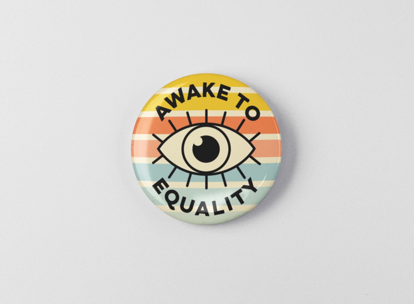 Awake to Equality Button 1.25" or 2.25" Pinback Pin Patch, Resistance ...