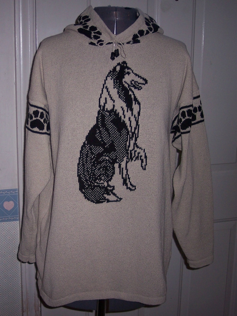 Collie Rough Custom Knit Sweater See Details in the Listing | Etsy