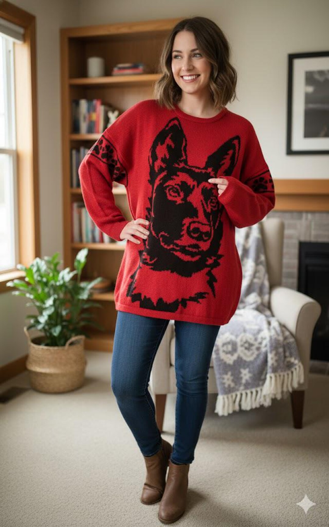 Custom Knit Dutch Shepherd/malinois Sweater: Your Choice of Color ...