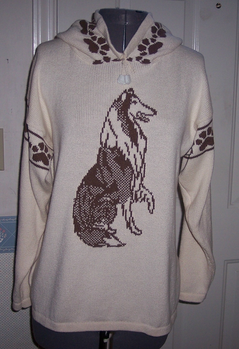 Collie Rough Custom Knit Sweater See Details in the Listing | Etsy
