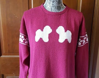 Bichon Frise Sweater - Etsy