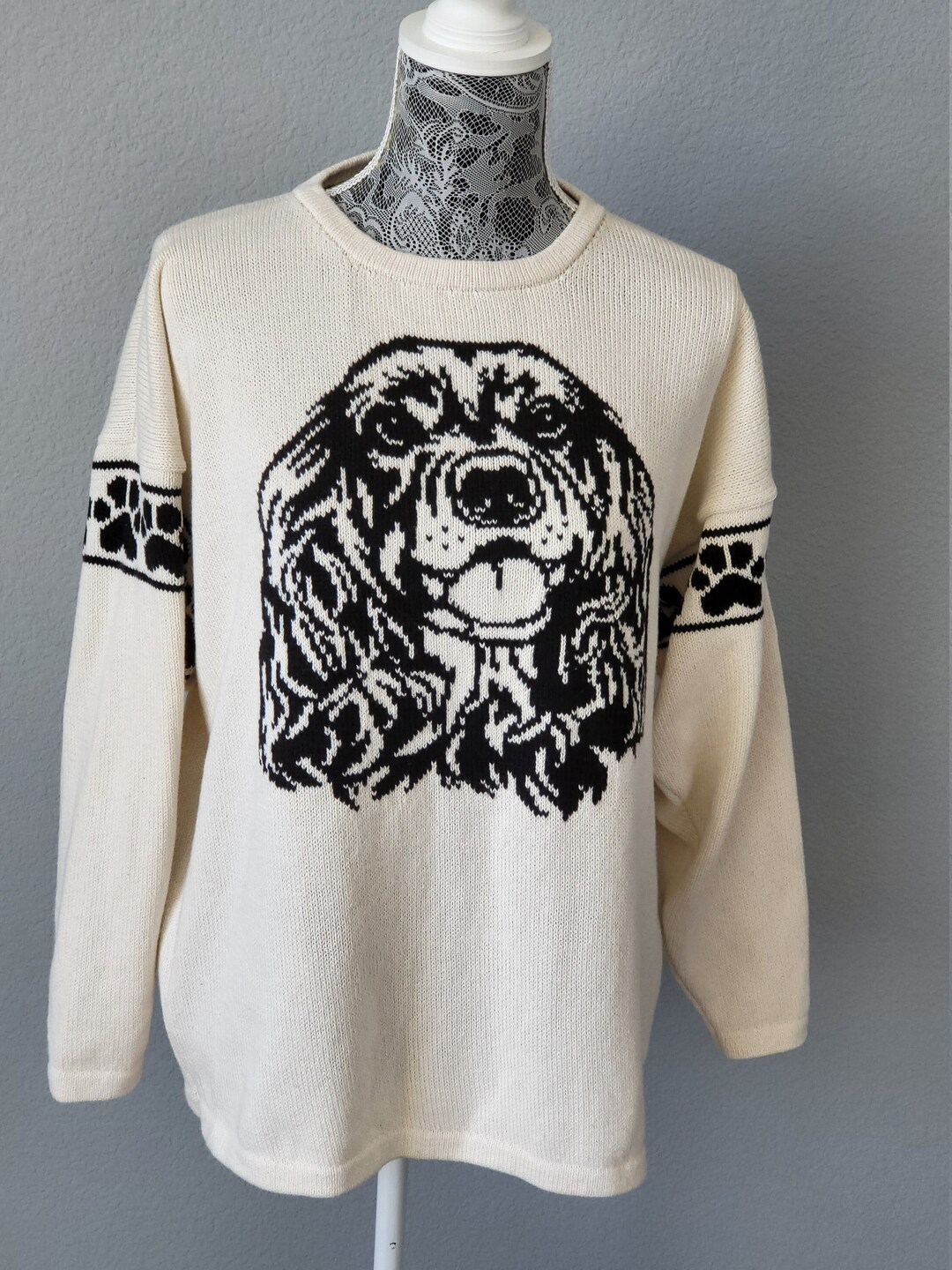 Cocker Spaniel Custom Knit Sweater See Details in the Listing With All ...
