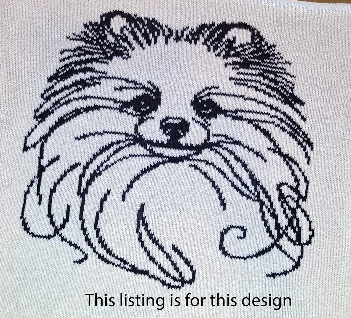 Pomeranian Sweater Custom Knit Sweater See Details in the Listing With ...