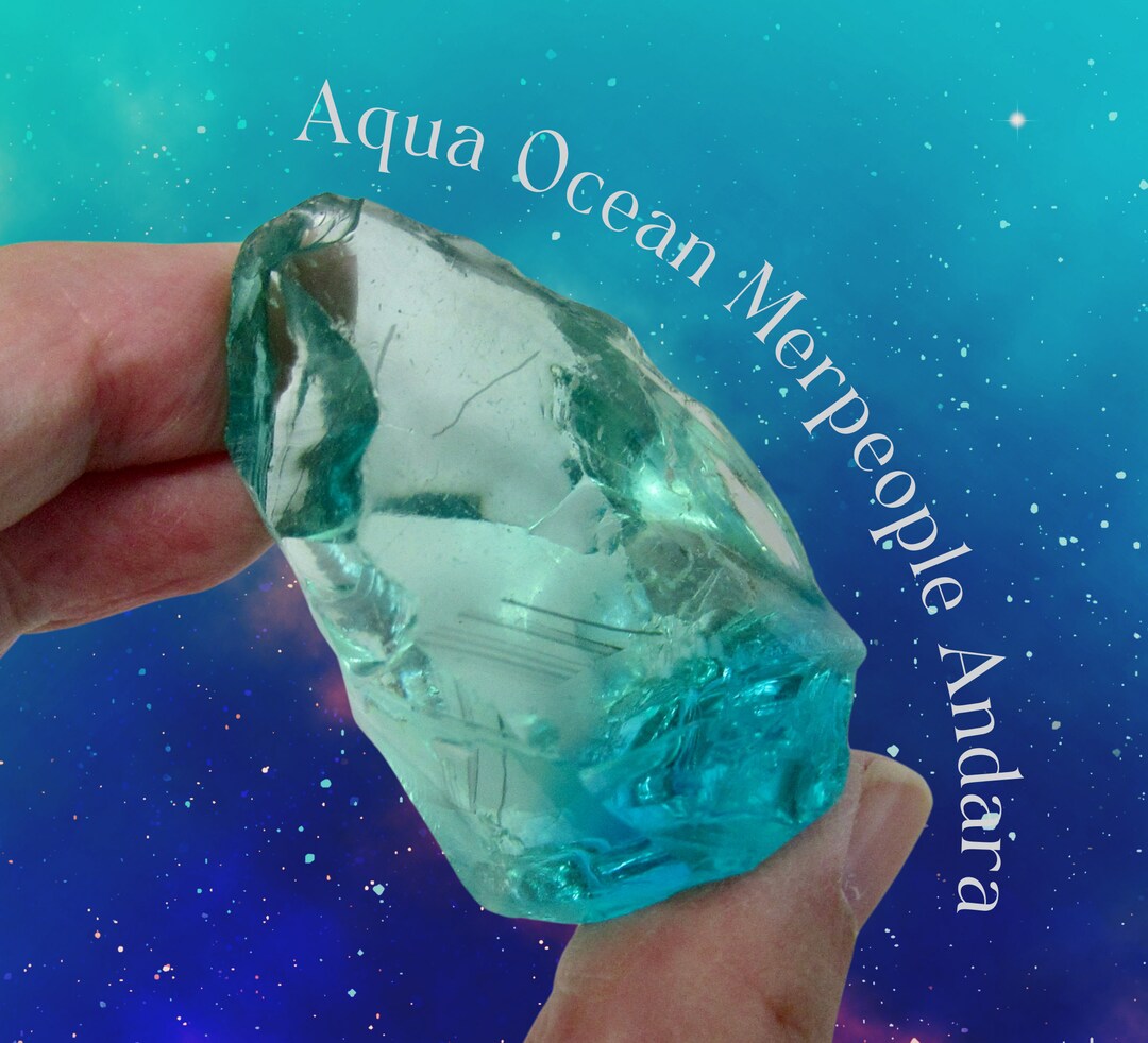 Merpeople Aqua Blue Green Light Monatomic Ocean Andara Specimen 2 ...