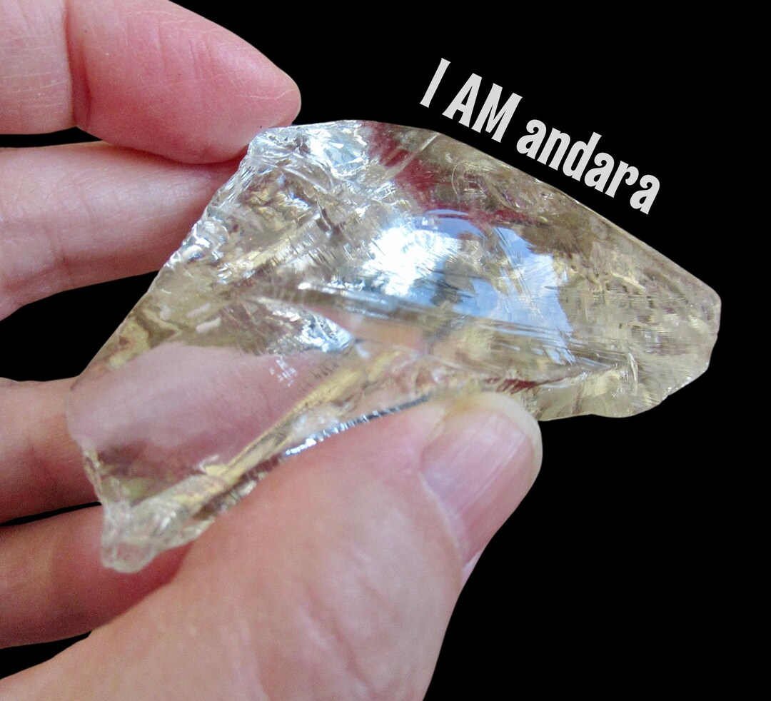 2.75" Silver Luna Monatomic Andara Crystal Specimen, 69g - Etsy
