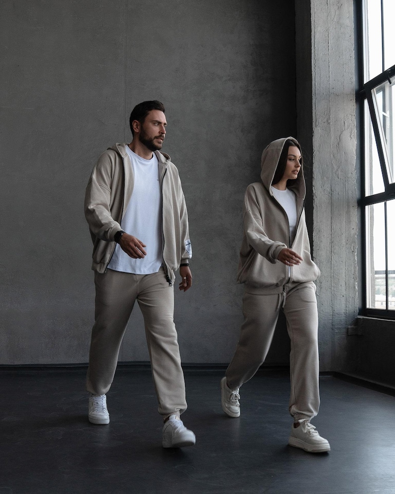 Oversized Unisex Matching Tracksuit - Etsy
