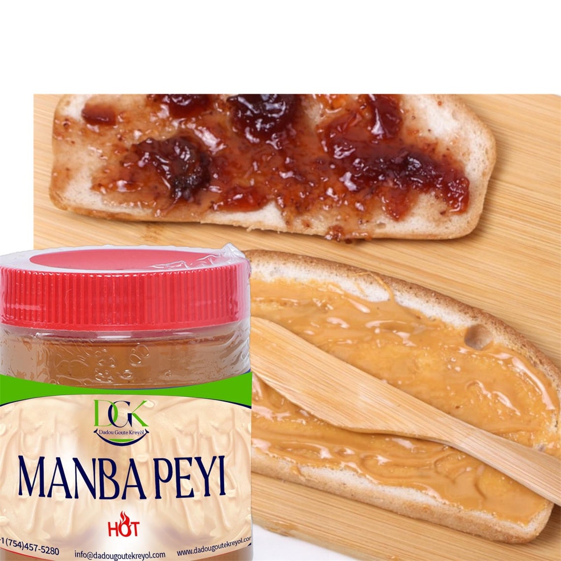 Spicy Manba Peanut Butter, Authentic Haitian Cuisine, Unique Gift for ...