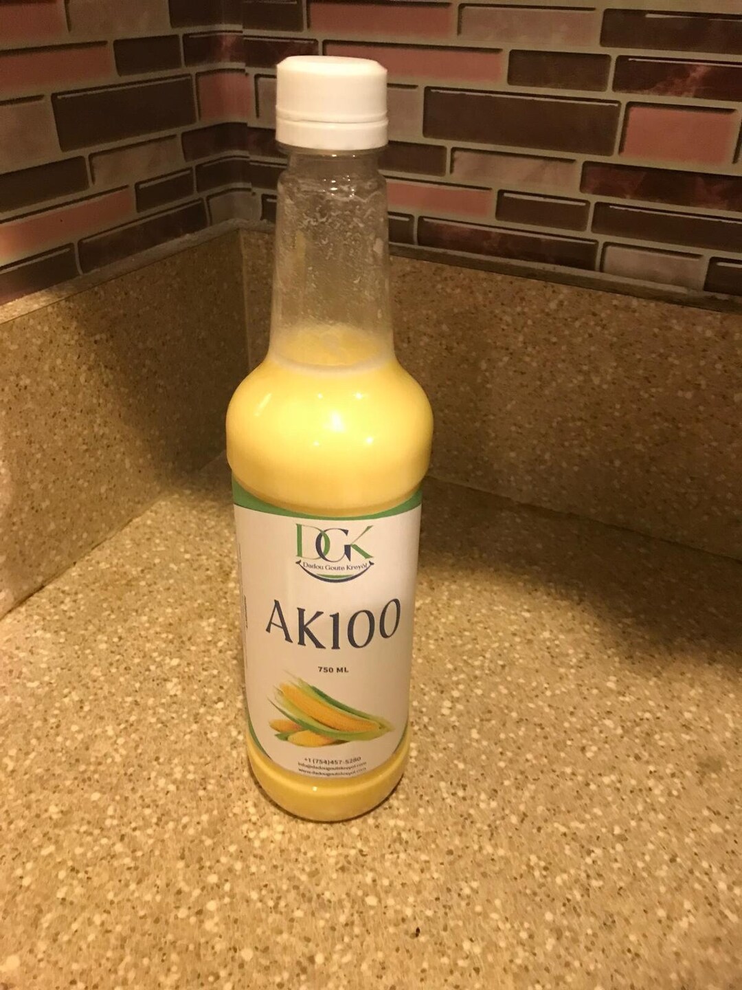 Authentic Haitian Akasan,traditional Cornflour Drink, 750 Ml Caribbean ...