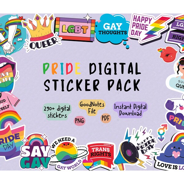 Pride Stickers - Etsy