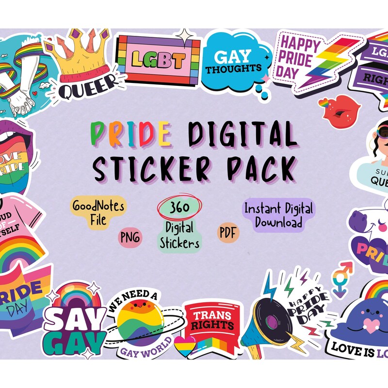 Pride Stickers - Etsy