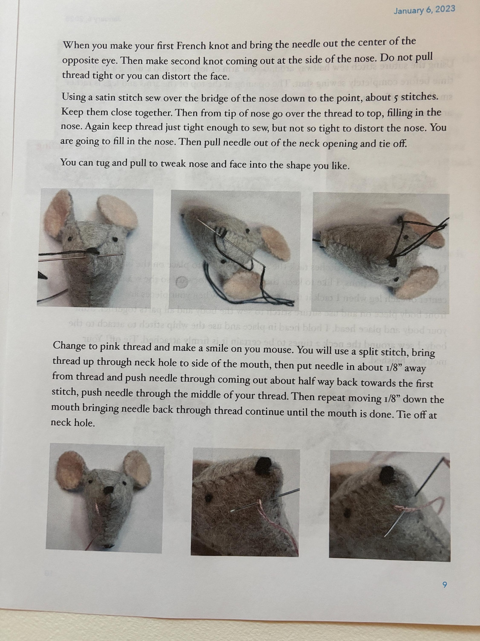 Complete Sewing Kit for Making a Little Mouse - Etsy