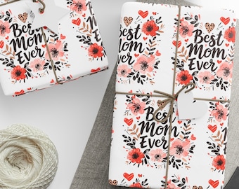 Customizable Mother's Day Mom Queen Crown Wrapping Paper - Etsy