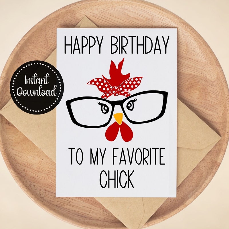 Chicken Birthday Cards - Etsy