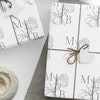 Champagne Custom Wedding Wrapping Paper, Personalized Wedding Wrapping ...