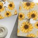 Vintage Sunflower Wrapping Paper, Boho Sunflower Wrapping Paper ...