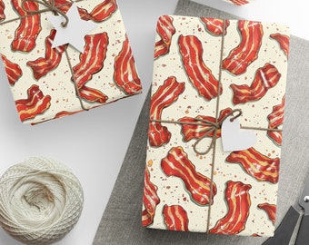 Bacon Scented Gift Wrapping Paper - Etsy