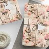 Parisian Gift Wrap: Eiffel Tower, Croissants, Travel Theme - Etsy
