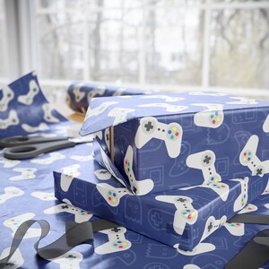 Gaming Wrapping Paper, Gaming Gift Wrap, Boy Birthday, Gift Wrap for ...