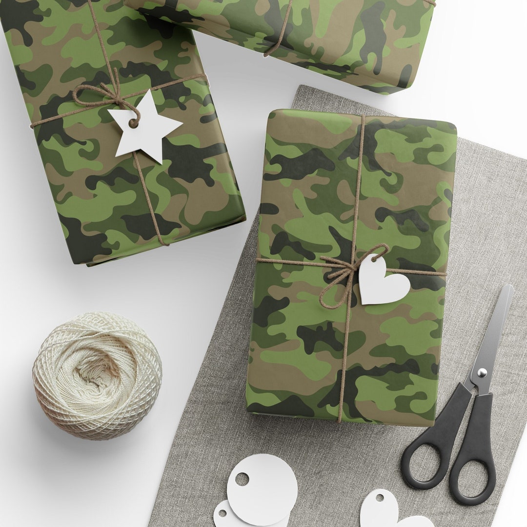 Camouflage Wrapping Paper, Camouflage Wrapping Paper, Camouflage Gift ...