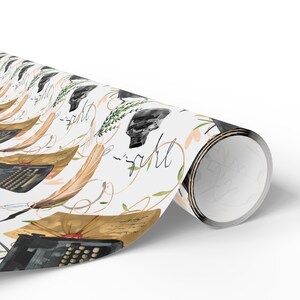 Vintage Typewriter Wrapping Paper, Typewriter Gift Wrap, Author Gift ...