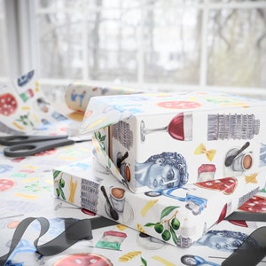 Italy Wrapping Paper, Italy Gift Wrap, Trip to Italy, Italy Lover ...