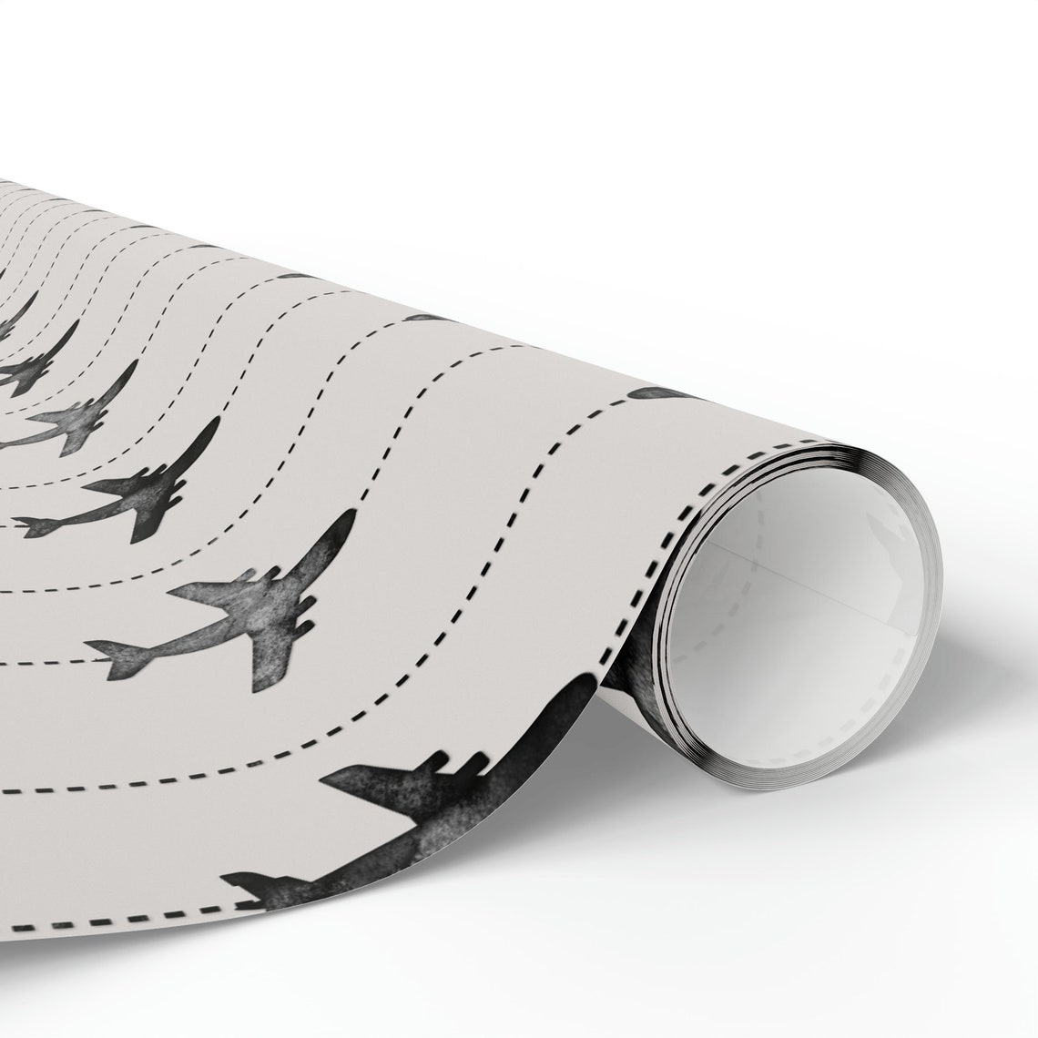 Airplane Wrapping Paper, Airplane Gift Wrap, Travel Wrapping Paper ...